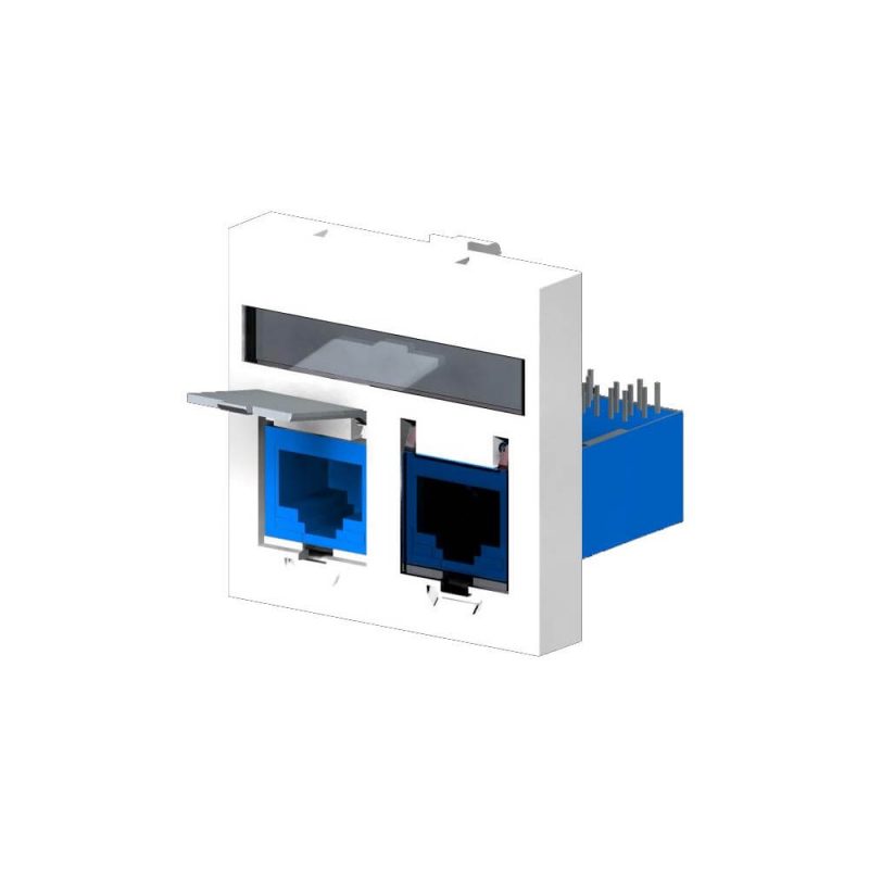 Toma RJ45 CAT 6 Doble - Eagle Centroamericana